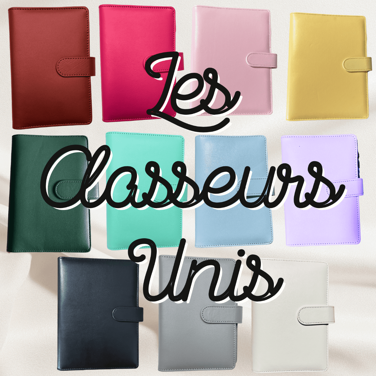 Classeur uni A6 ou A5 au choix - Budgetisercooperer